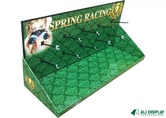 Pdq Hook Display Stand 50cm Gloss Corrugated Shelf Bin